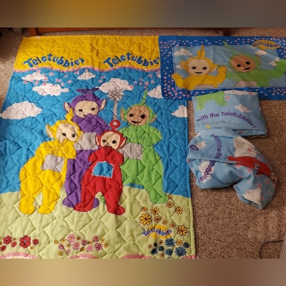 Bedding | Teletubbies Toddler Bed Set | Poshmark